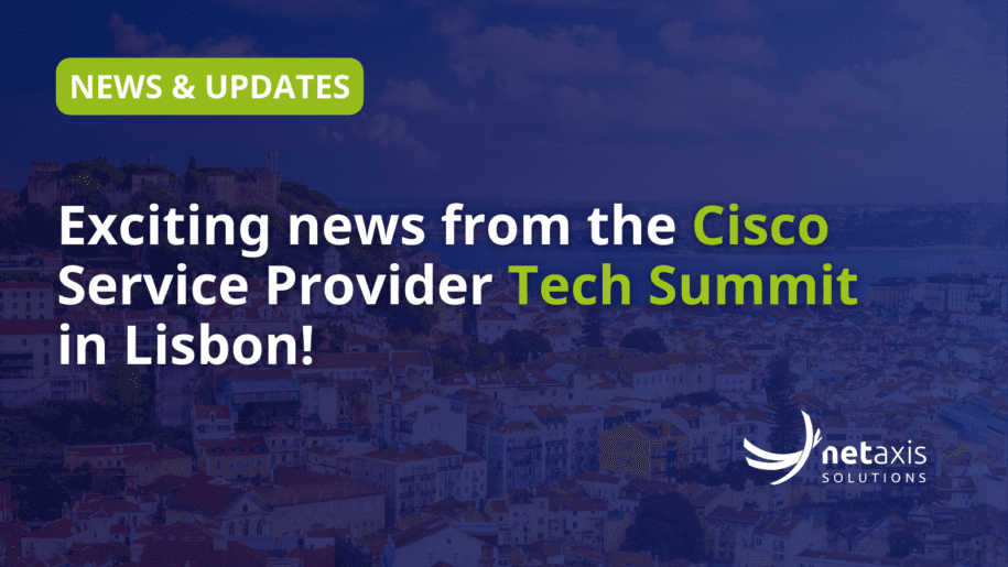 Exciting news from the Cisco Service Provider Tech Summit in Lisbon ...